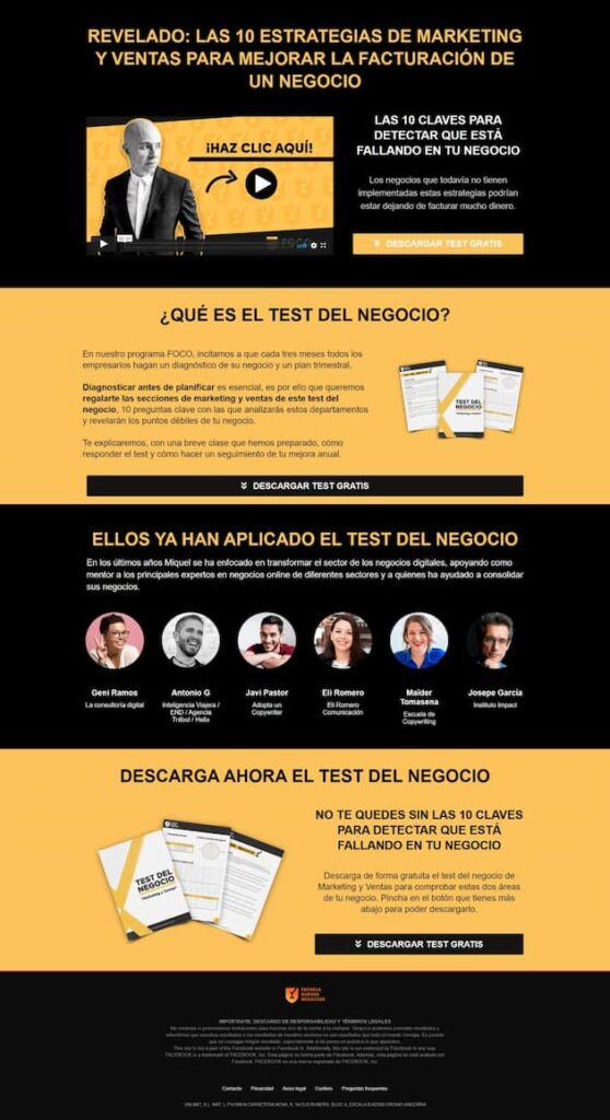 Landing Page Perfecta: Estructura y Ejemplos | Mailrelay
